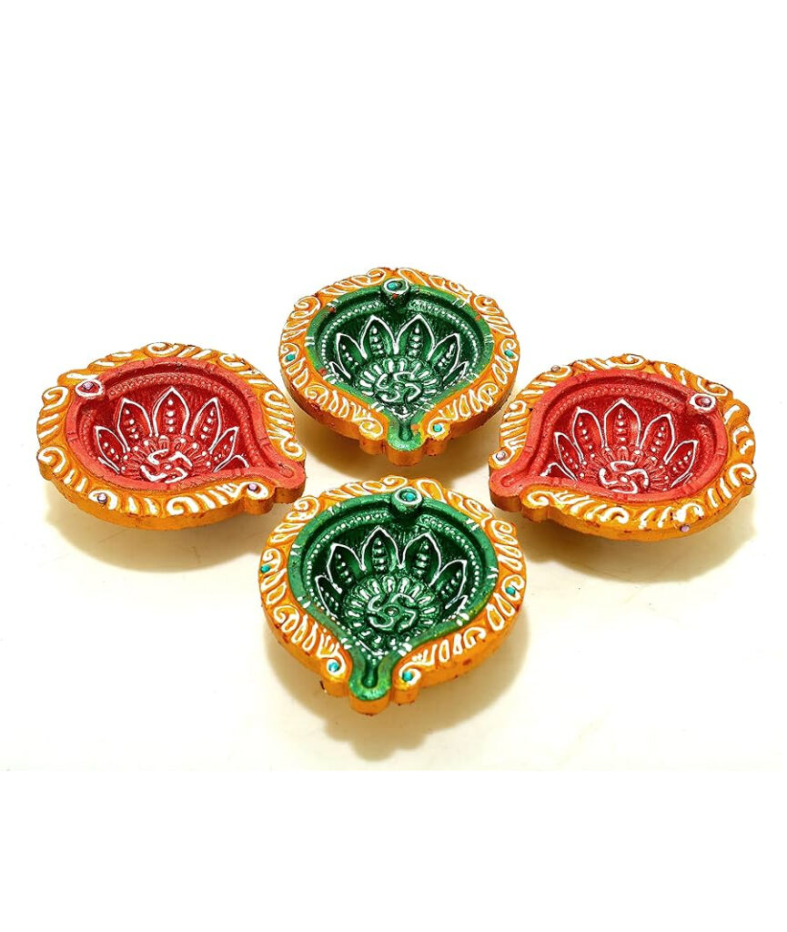 Amnotplastic eco friendly handmade clay diyas (Set of 4) – amnotplastic