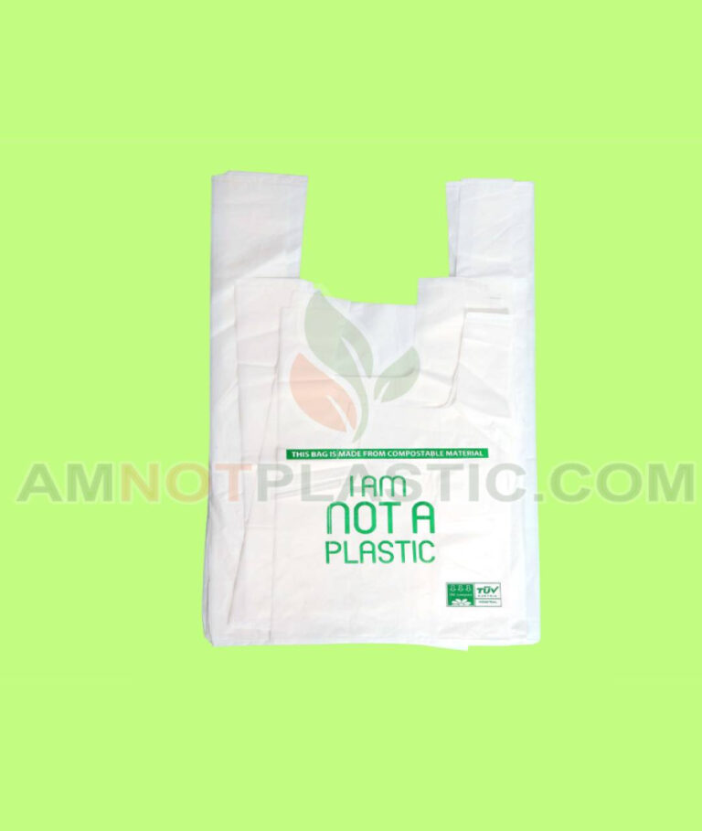 Eco-friendly 100% compostable and biodegradable bio-plastic carry bag – amnotplastic